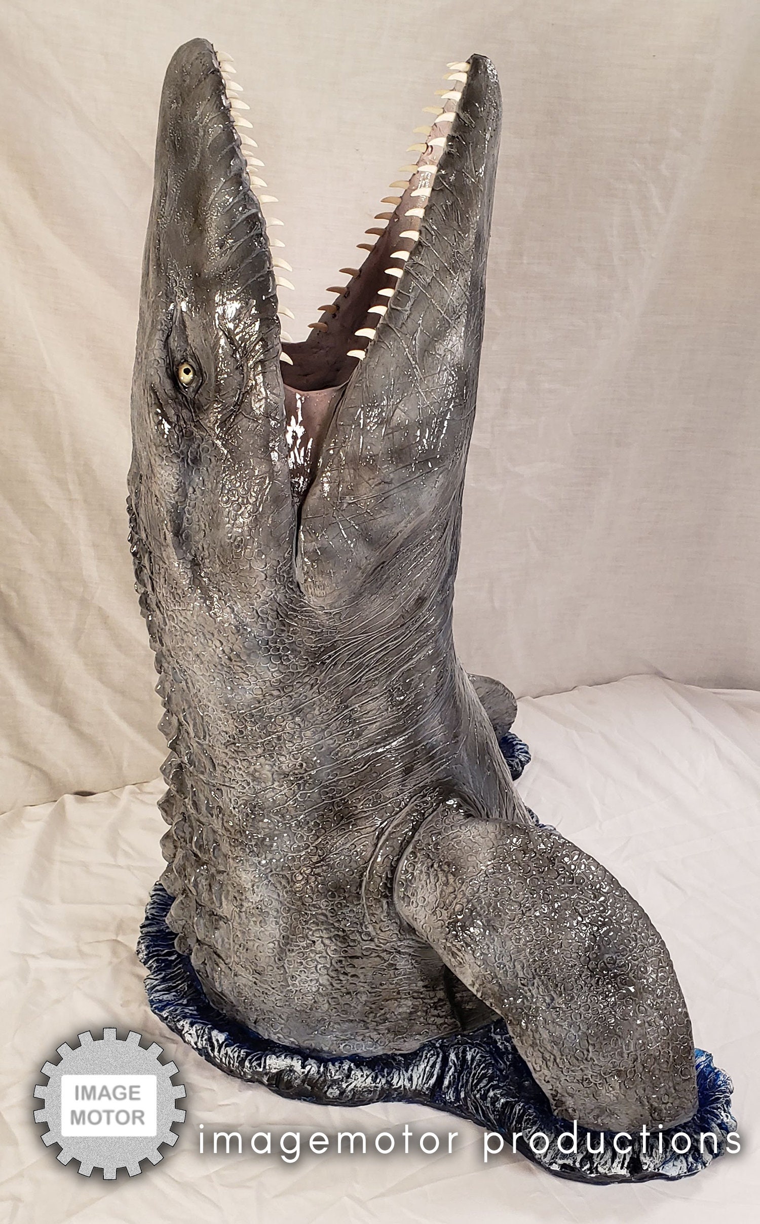 Mosasaurus prop replica Wall mount or tabletop display | Etsy