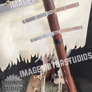 Spooky Ghost Pirate Helmsman With Wind, Motion, Lights and Sound - Etsy