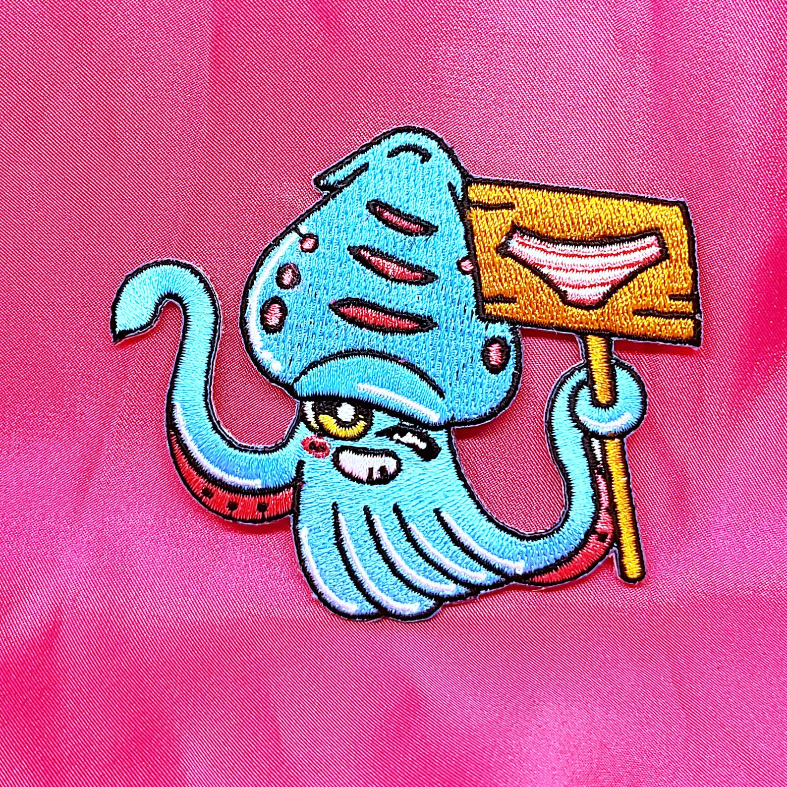 Tentacle Fan Embroidered Patch - Etsy