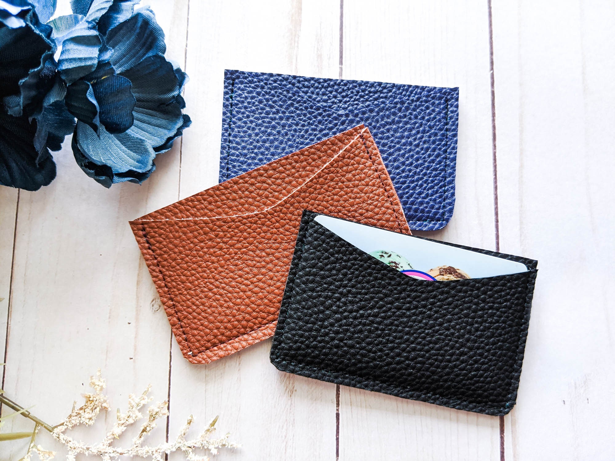 Easy Card Wallet Sewing Pattern PDF & SVG - Etsy