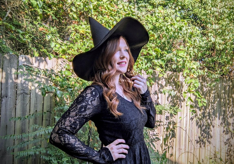 Wide Brim Witch/wizard Hat Sewing Pattern PDF - Halloween Costume (men ...