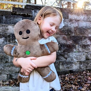 Gingerbread Man Plushie PDF Sewing Pattern, Christmas Plushie, Stuffies ...
