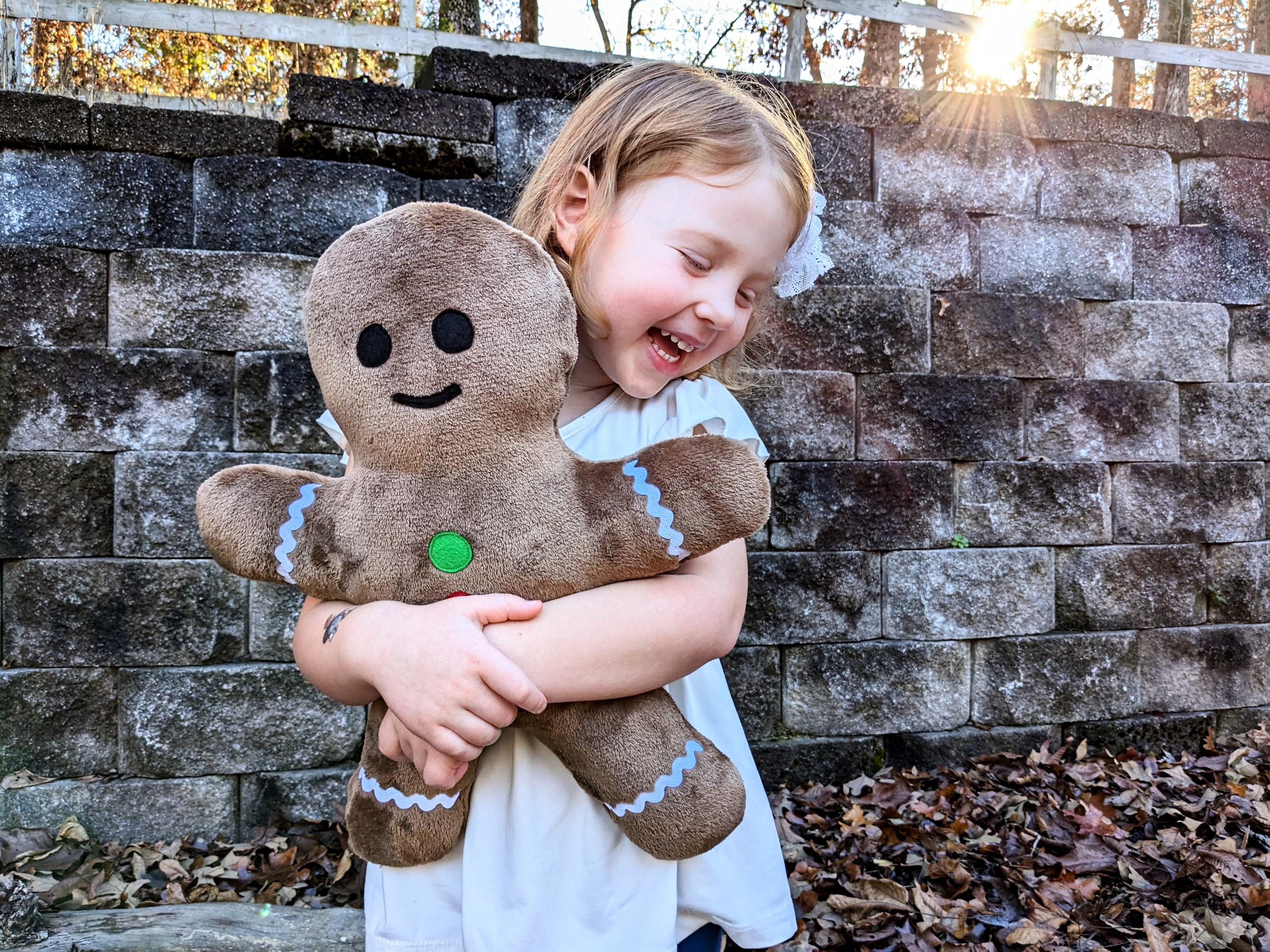 Gingerbread Man Plushie PDF Sewing Pattern, Christmas Plushie, Stuffies ...