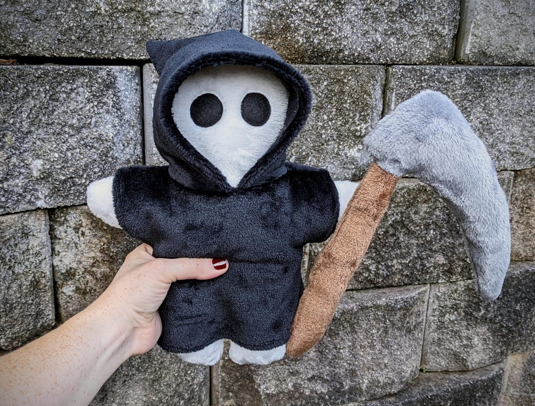 Grim Reaper Plushie Sewing Pattern: Halloween Stuffed Toy (PDF Pattern ...