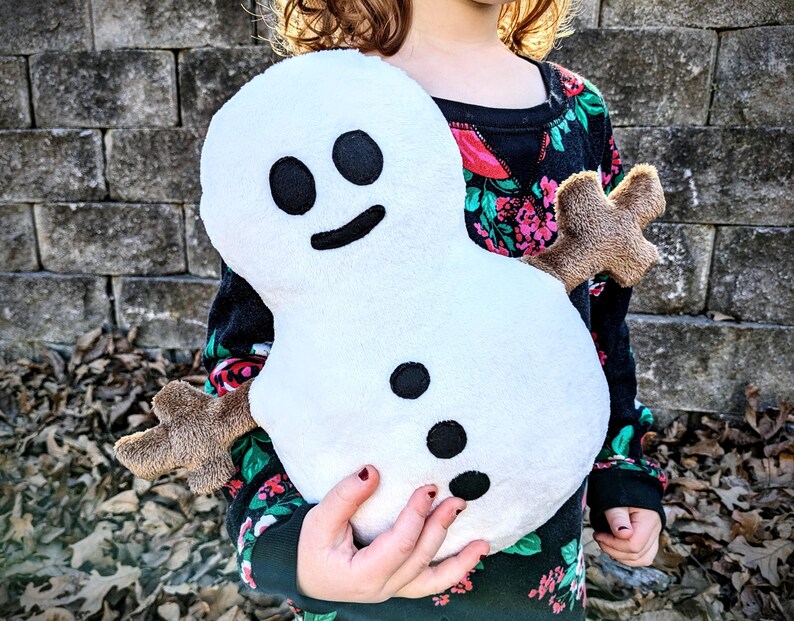 Snowman Plushie PDF Sewing Pattern, Christmas Plushie, Stuffies for ...