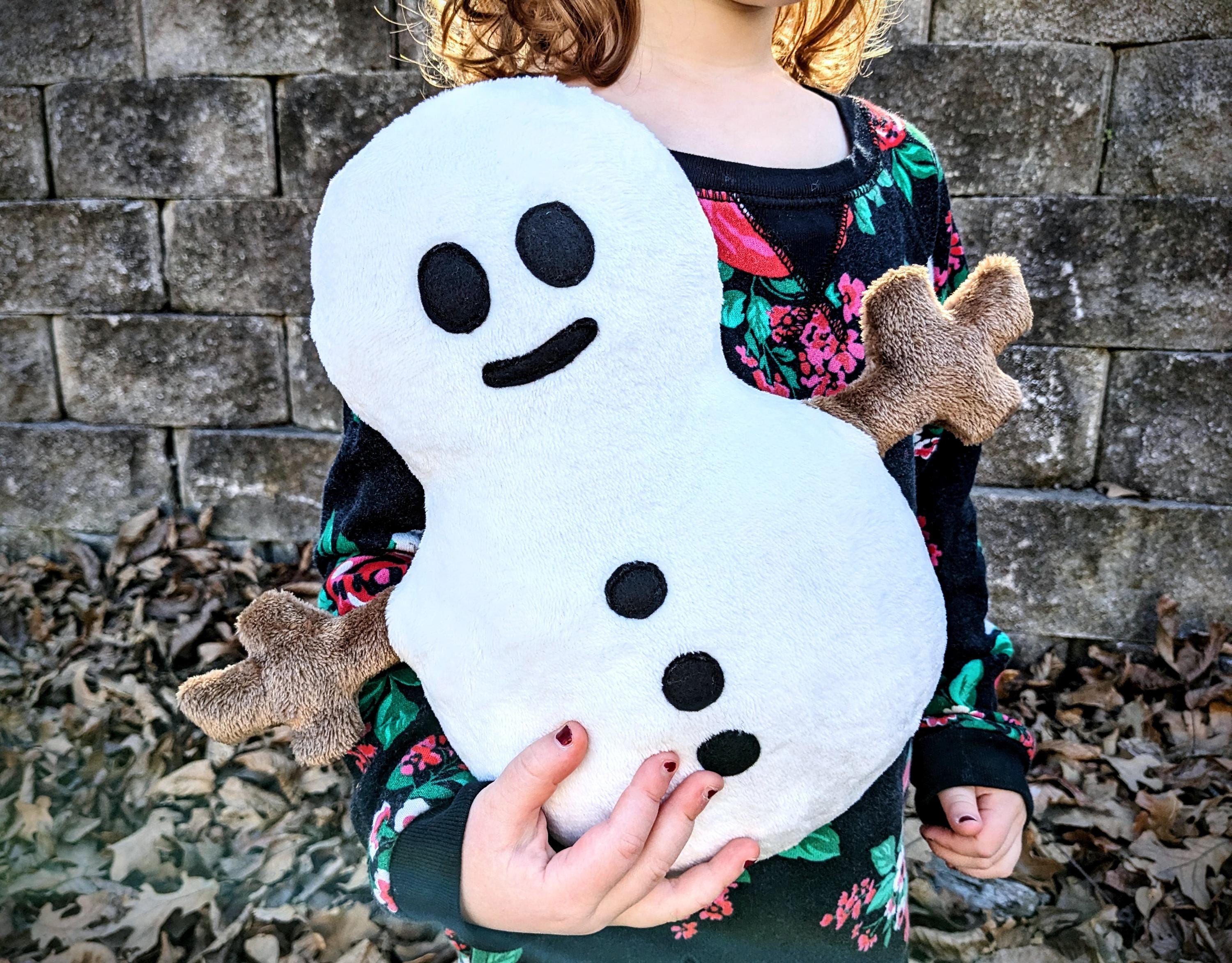 Snowman Plushie PDF Sewing Pattern, Christmas Plushie, Stuffies for ...