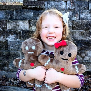 Gingerbread Man Plushie PDF Sewing Pattern, Christmas Plushie, Stuffies ...