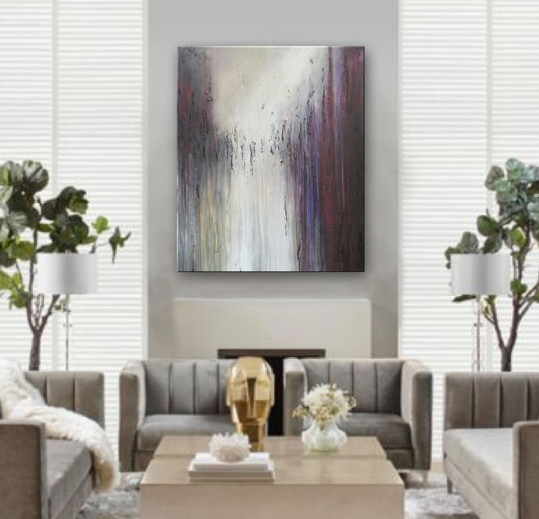 Modern Painting, Textured Canvas Wall Art, Limited Edition Giclee - Etsy