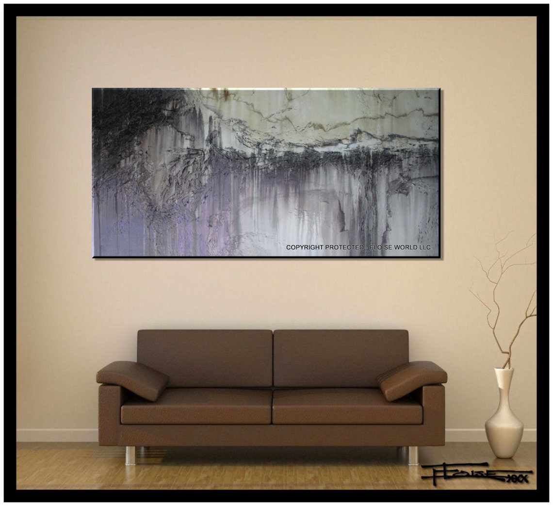 Modern Abstract Canvas Painting Contemporary Wall Art 48 X - Etsy