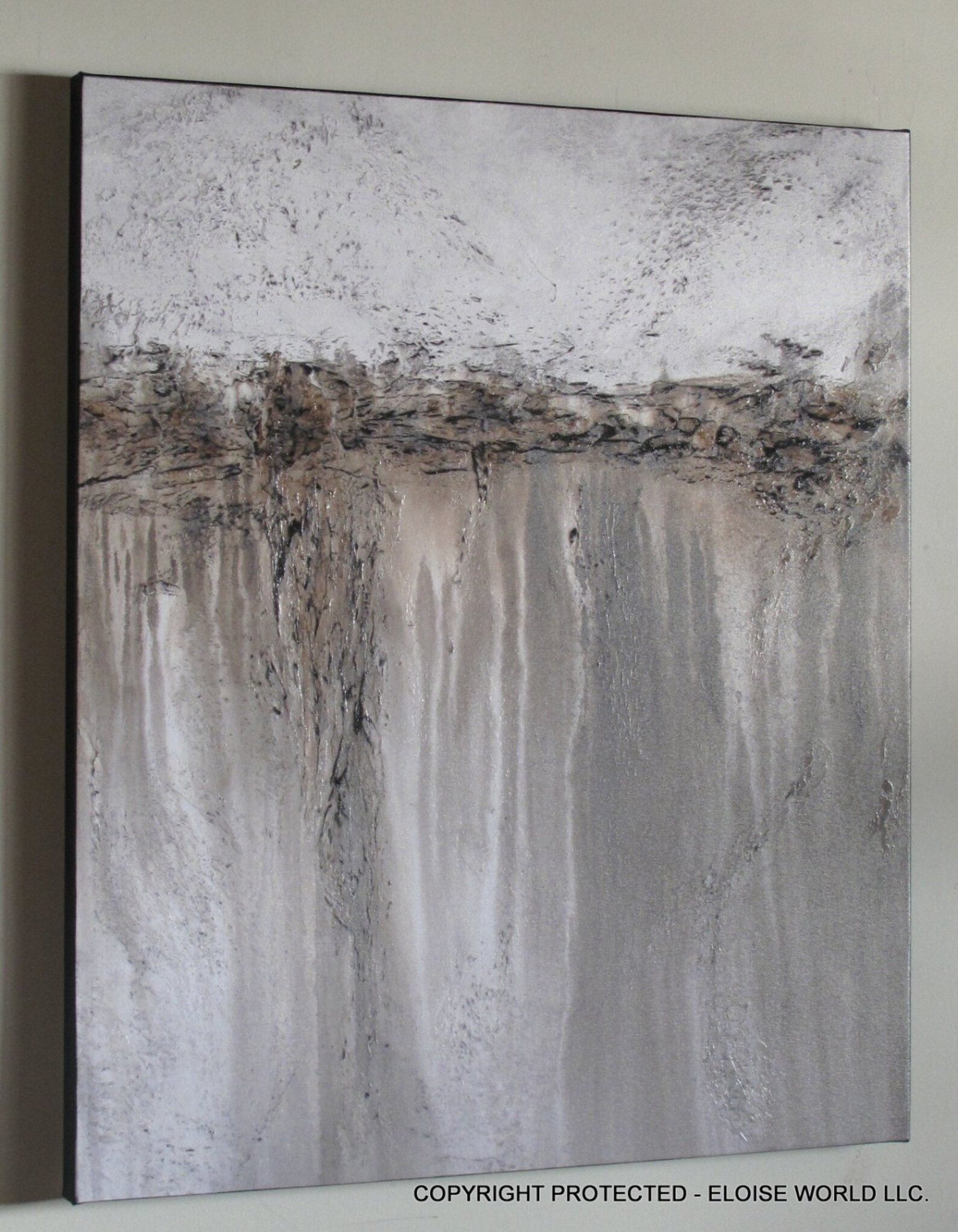 Textured Abstract Painting Modern Canvas Wall Art Limited - Etsy