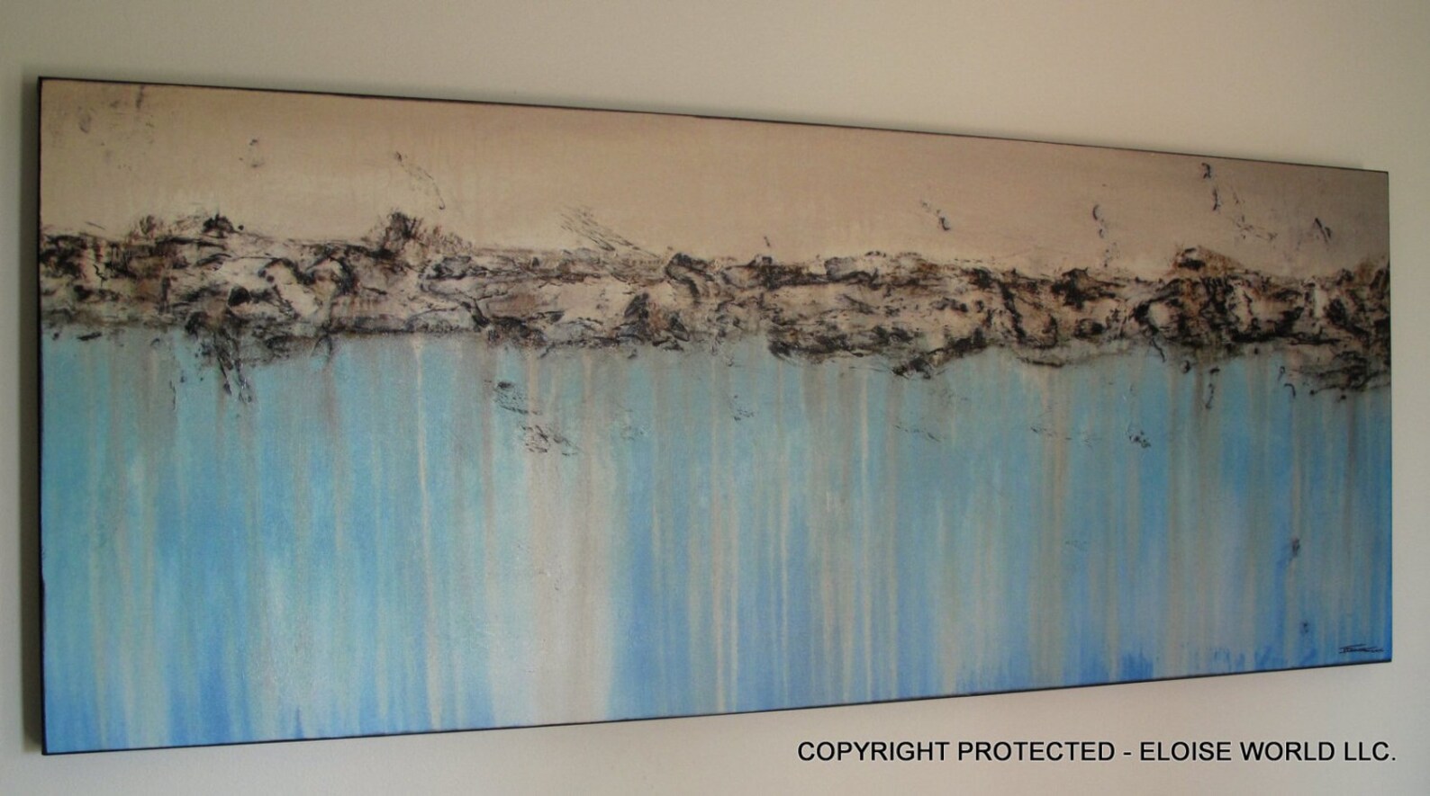 Modern Abstract Canvas Painting Wall Art Two Sizes - Etsy