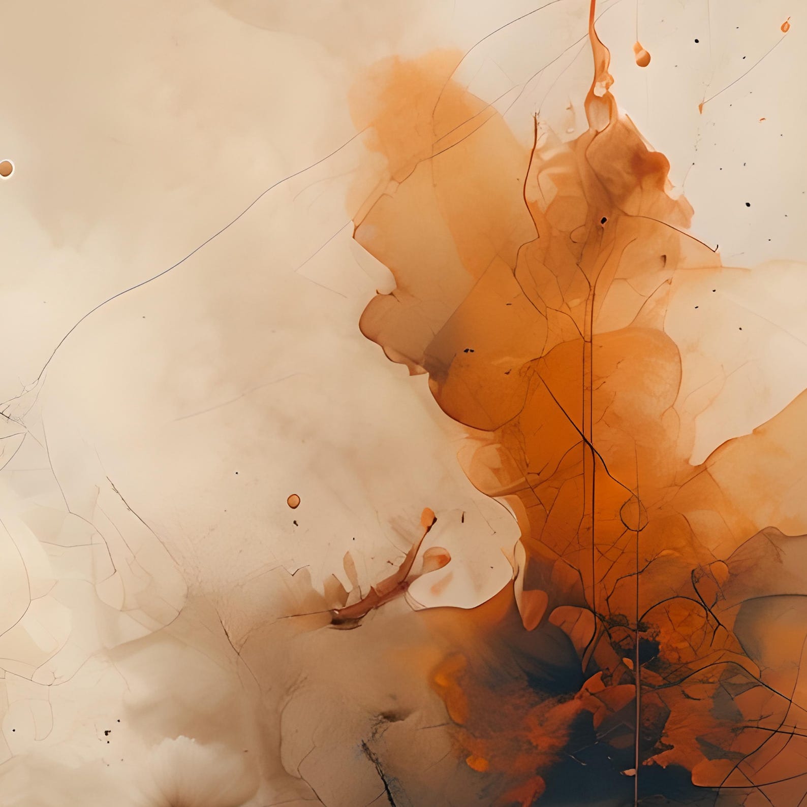 Textured Abstract Canvas Wall Art: Rust Orange & Gray Vertical Painting ...