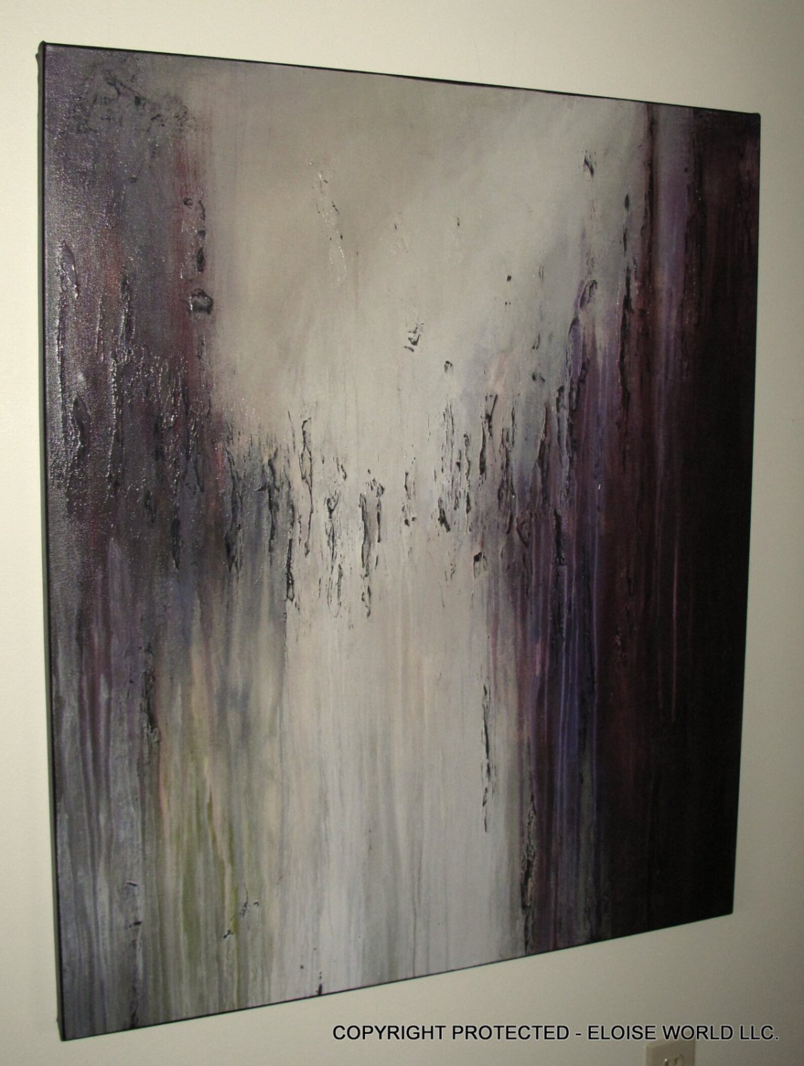 Modern Painting Textured Canvas Wall Art Limited Edition - Etsy