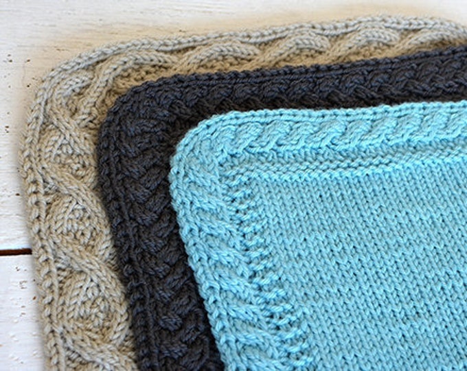 Modern seamless knitting patterns. by KnotEnufKnitting on Etsy