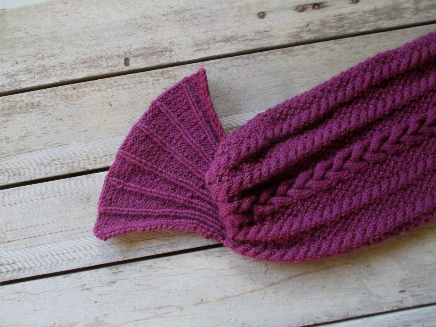 Mermaid Tail Knitting Pattern / Mermaid Blanket Knitting Pattern ...