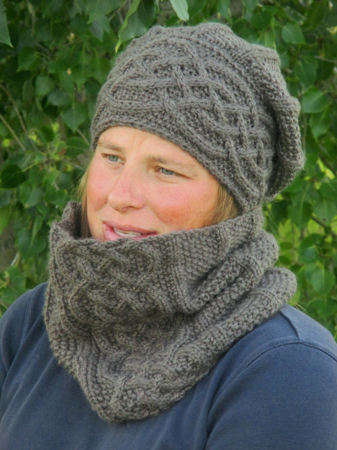 KNITTING PATTERN PDF Hat and Scarf Set Knitting Pattern Hat - Etsy Canada
