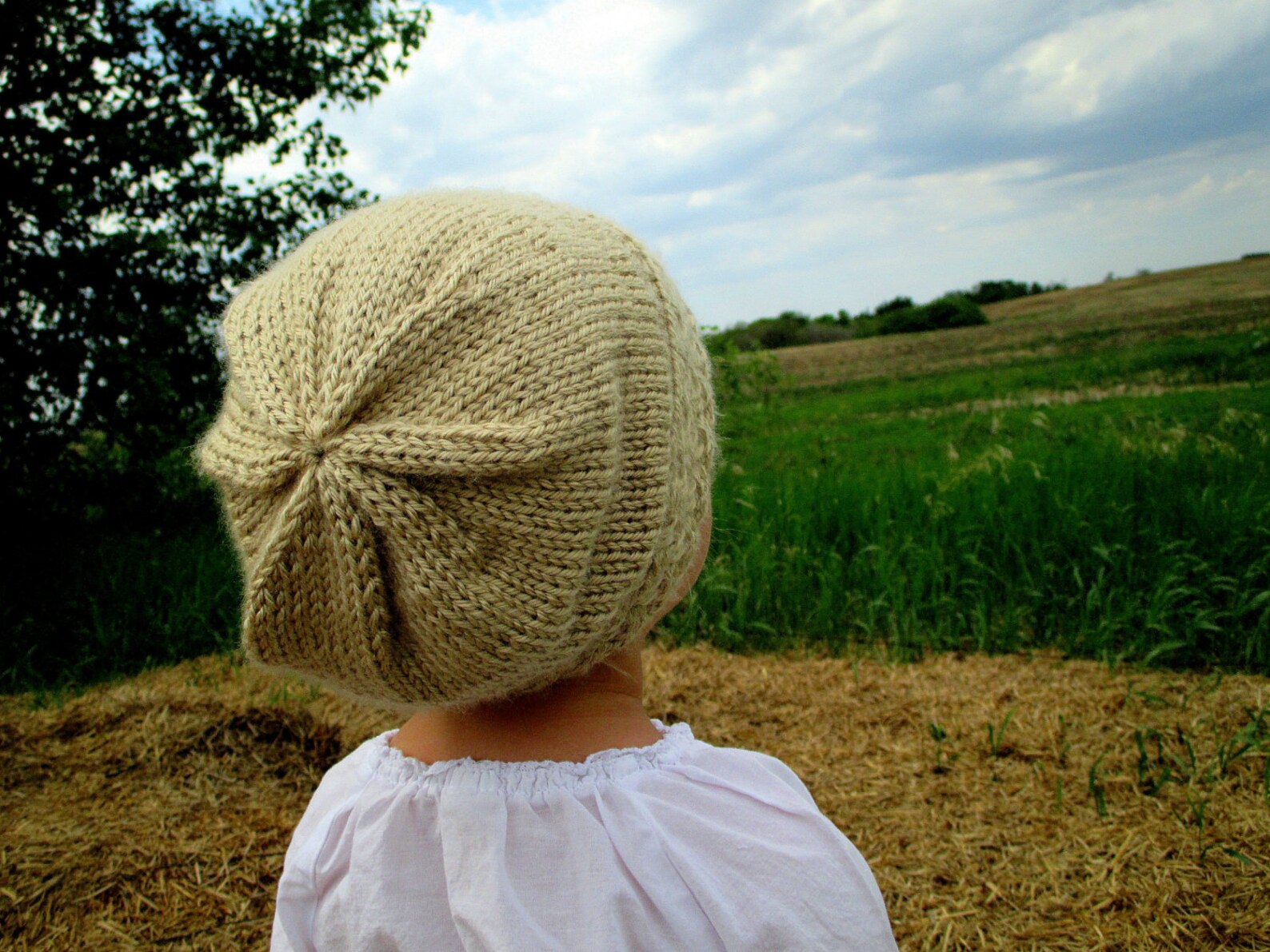 Cable Slouch Hat Knitting Pattern for Baby to Adult // Cable Knit Hat ...