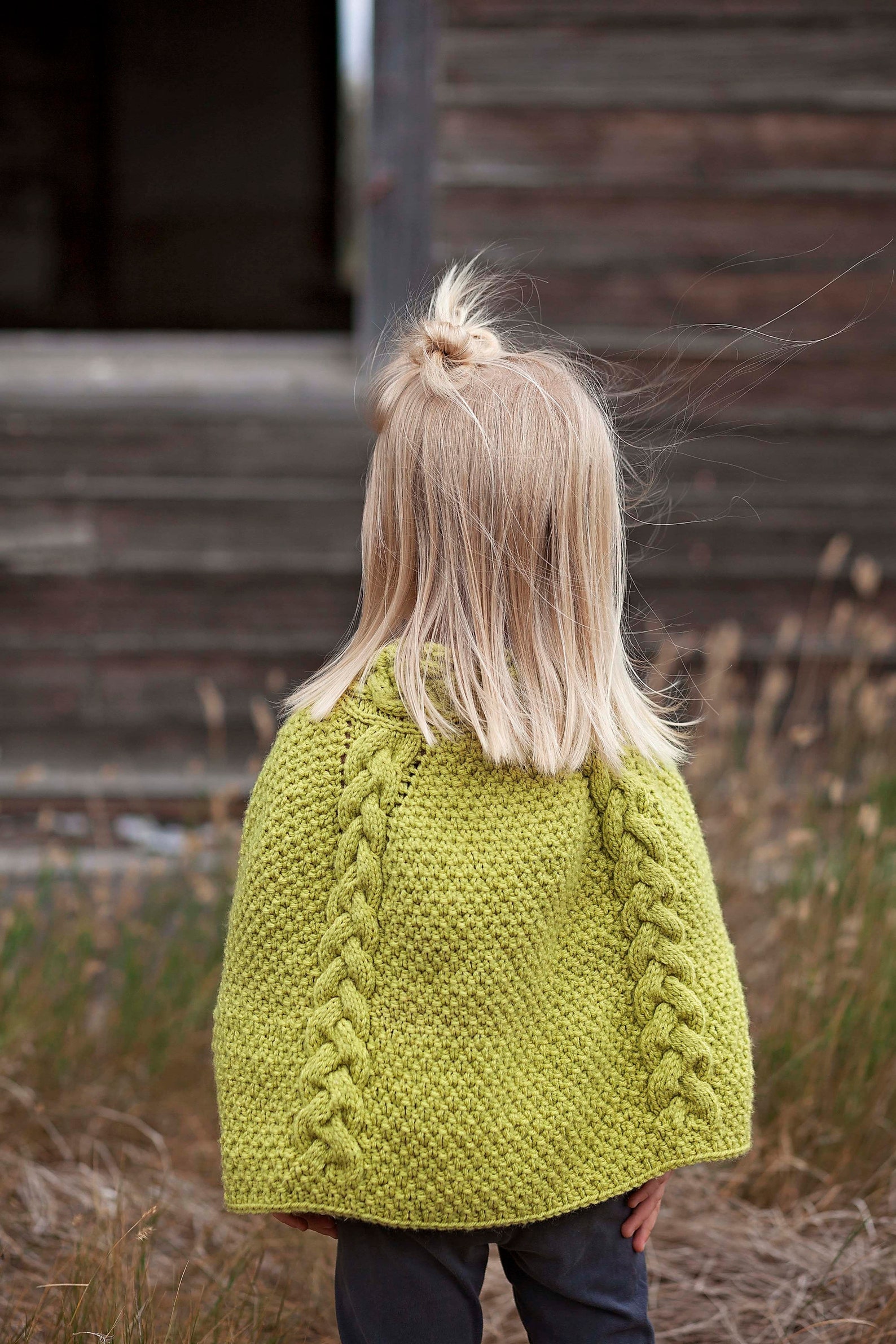 KNITTING PATTERN PDF Poncho Knit Pattern Poncho Child's Poncho Knitting ...