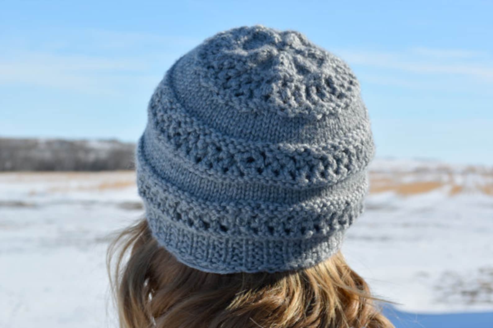 KNITTING PATTERN PDF Hat - Adult Knit Pattern Hat - Adult Knit Hat ...
