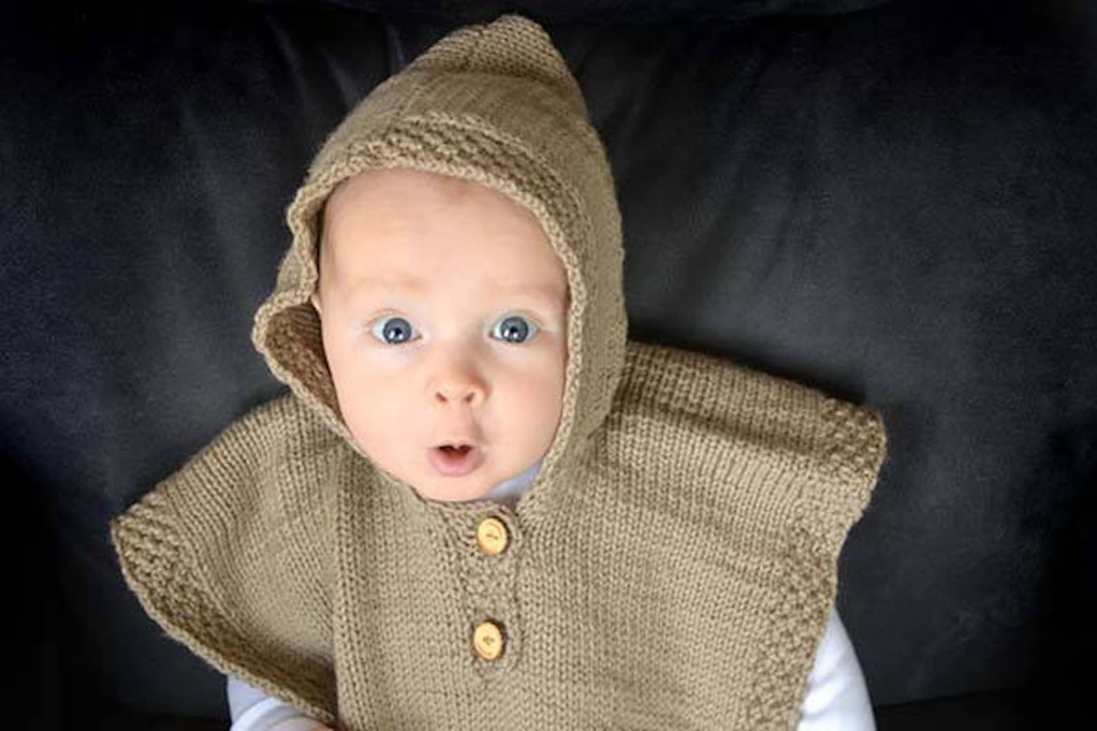 KNITTING PATTERN PDF Hooded Poncho Knit Pattern Poncho | Etsy Canada