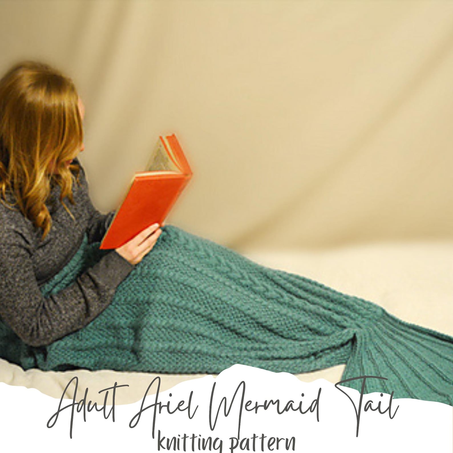 Knitting Pattern Mermaid Tail - Adult Mermaid Tail - Knit Pattern ...