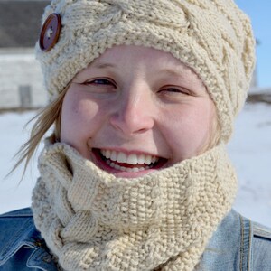 KNITTING PATTERN PDF Hat and Cowl Set - Knitting Pattern Hat - Knitting ...