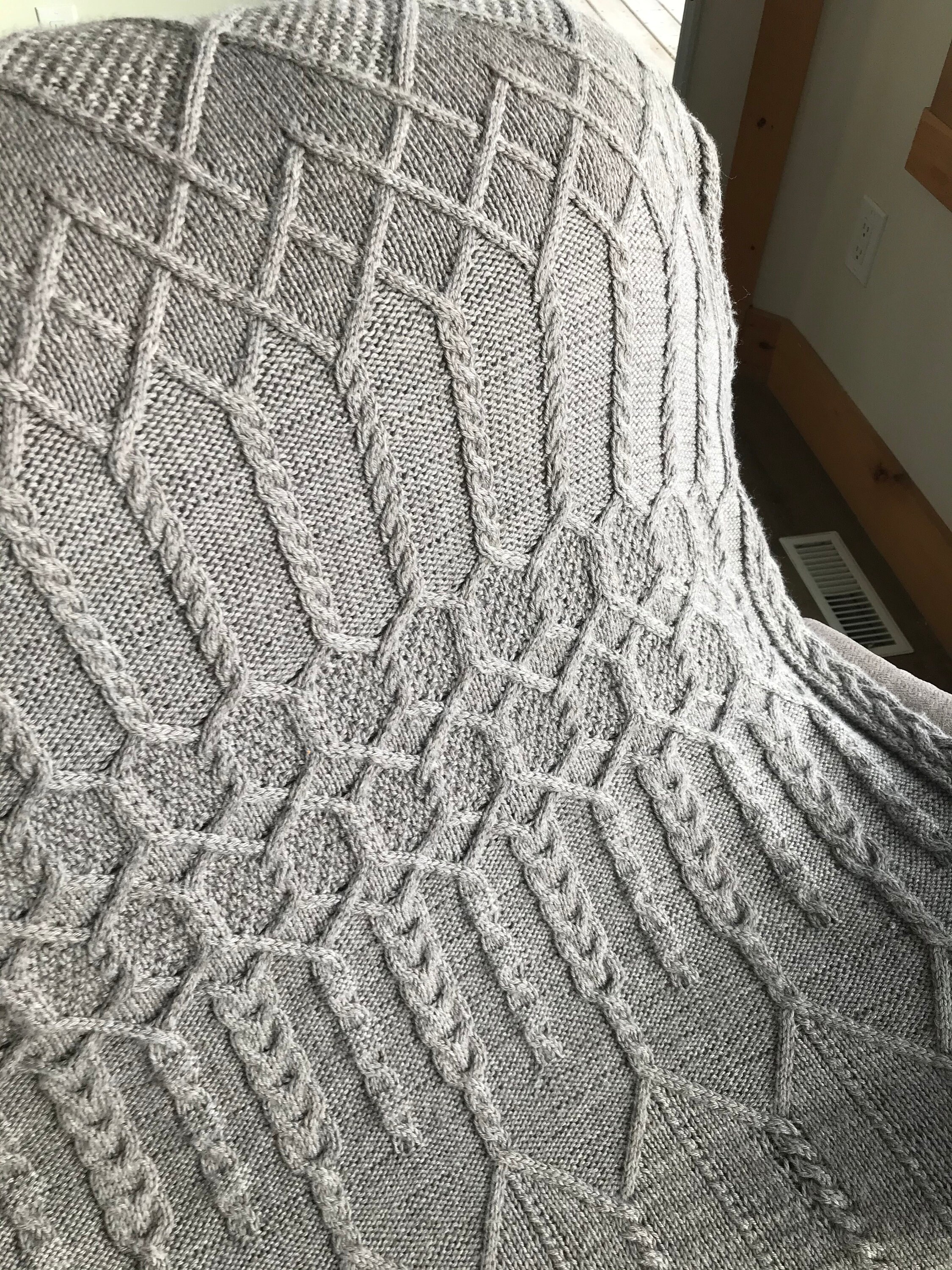KNITTING PATTERN Afghan Seamless Knit Afghan Afghan - Etsy