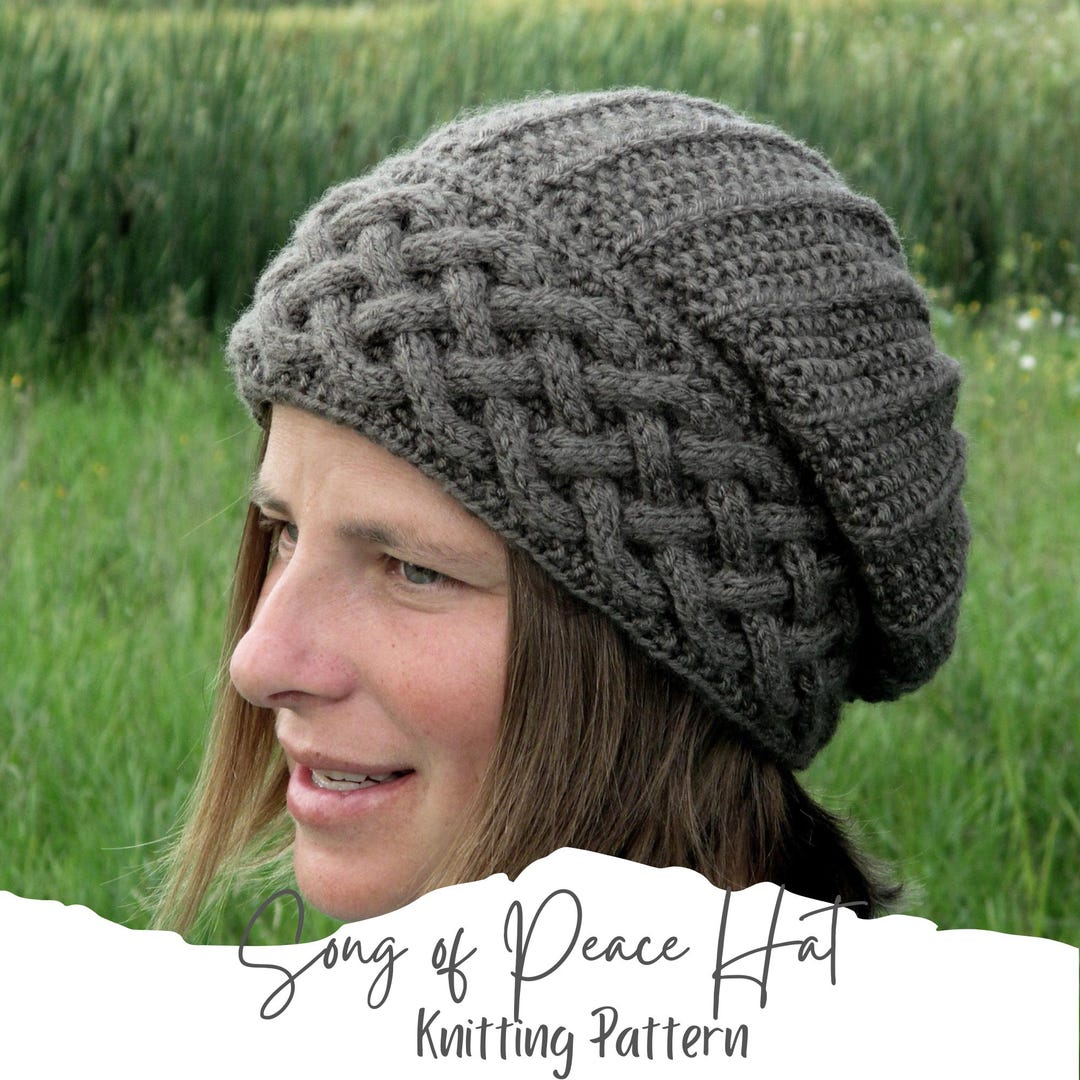 KNITTING PATTERN Hat // Knitting Patterns for Women // Knit Pattern Hat ...