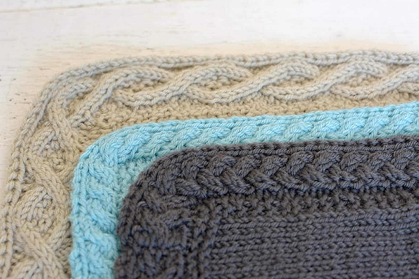 Knit Cable Border Tutorial / How to Add a Cable Border to Your Knit ...