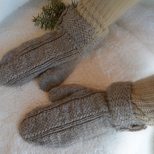 Knitting Pattern PDF Trigger Finger Mittens for Men and - Etsy Canada