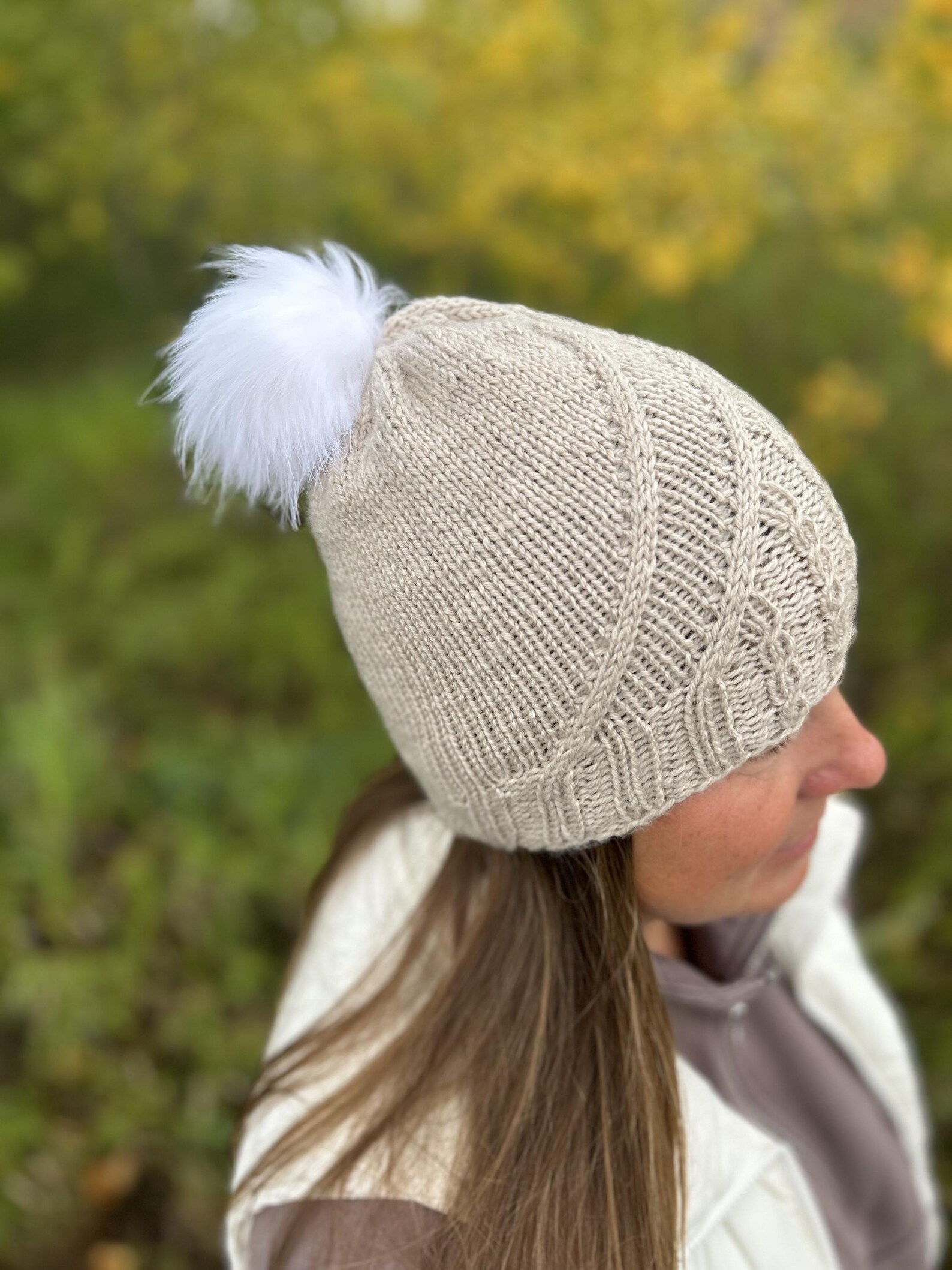 Knitting Pattern Cable Hat / Knit Hat Pattern / Adult Cable Hat Pattern ...