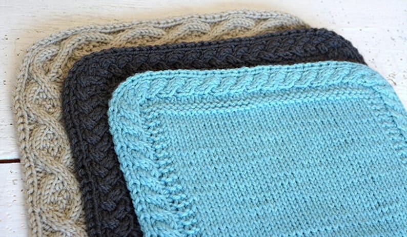 How to Had a Cable Border to a Blanket Tutorial // Knitting Tutorial ...