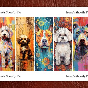 Tails N Tales Printable Bookmark Set - Quirky Dog Bookmark Set - Puppy ...
