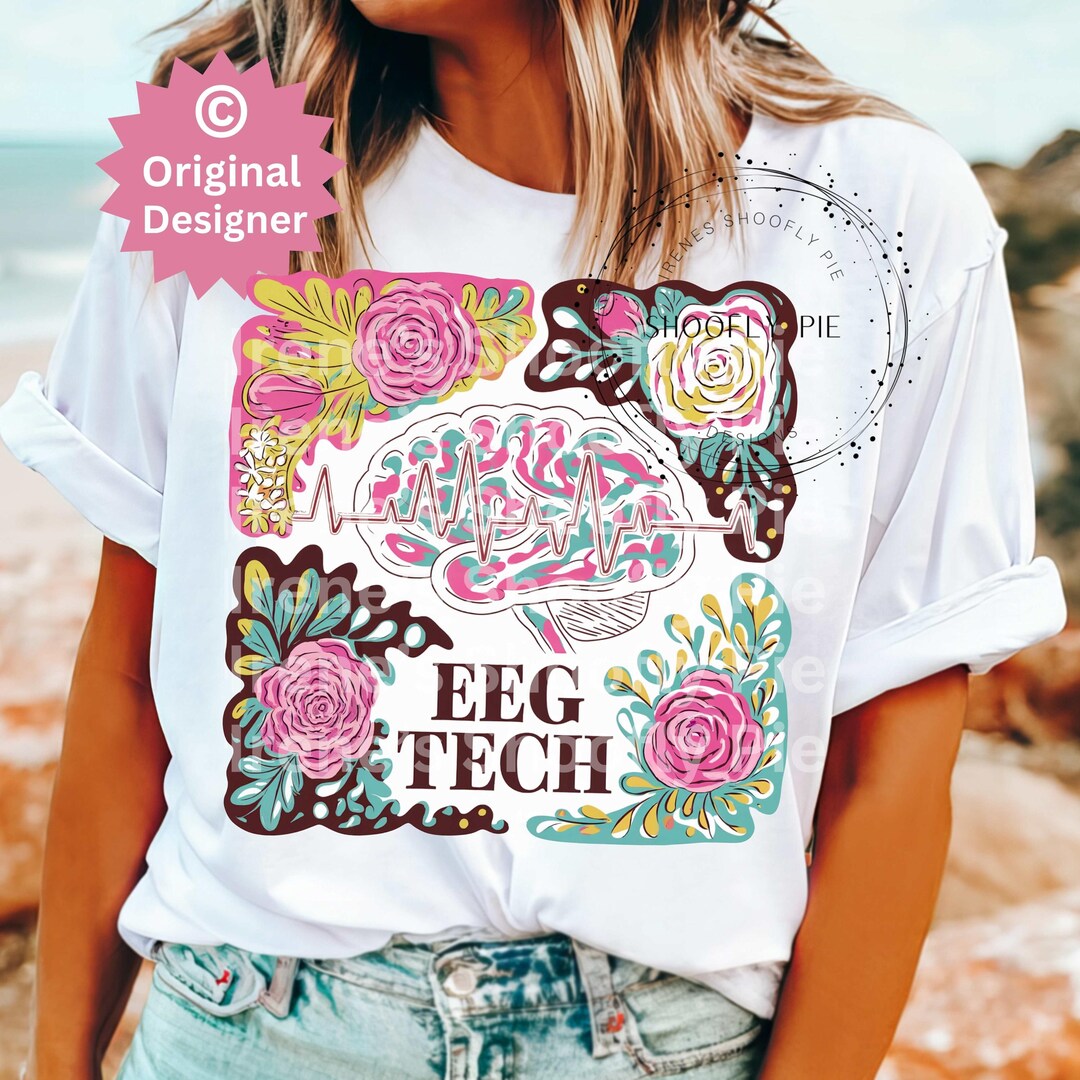 EEG Tech Png, Sleep Tech Design Png, Eeg Tech Sublimation, Instant ...