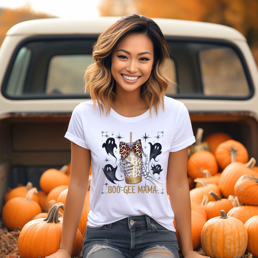 Halloween Boo Gee Mama PNG, Spooky Coffee Clipart, Funny Bougie ...