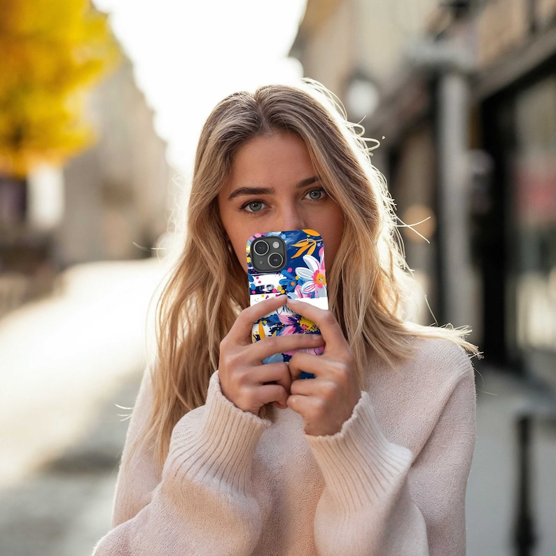 Preppy iPhone Case Personalized Flower Daisy iPhone Case for iPhone 15 ...