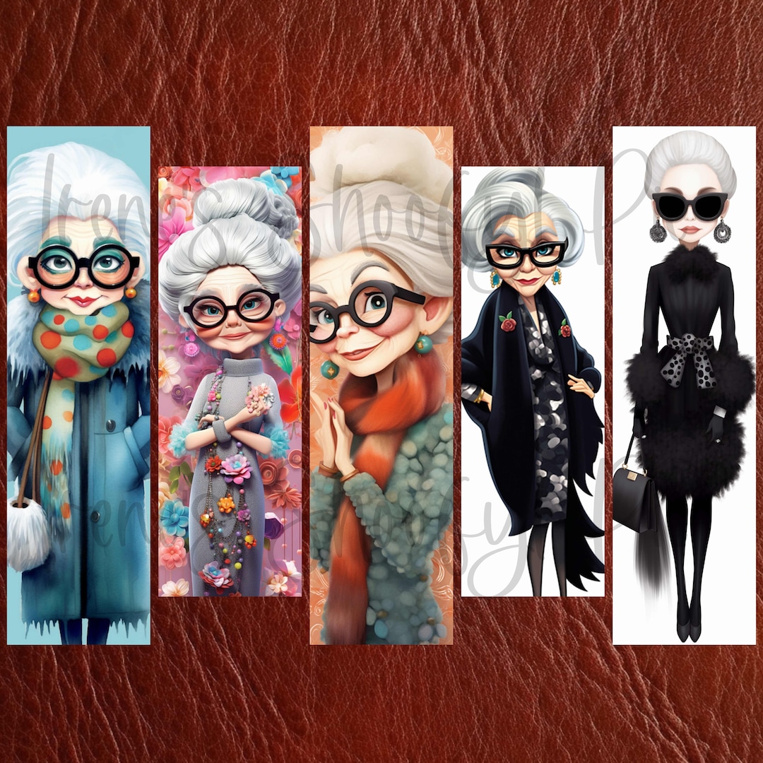 Grandma Printable Bookmark Set - Eclectic Grandma Bookmark Sets - Old ...