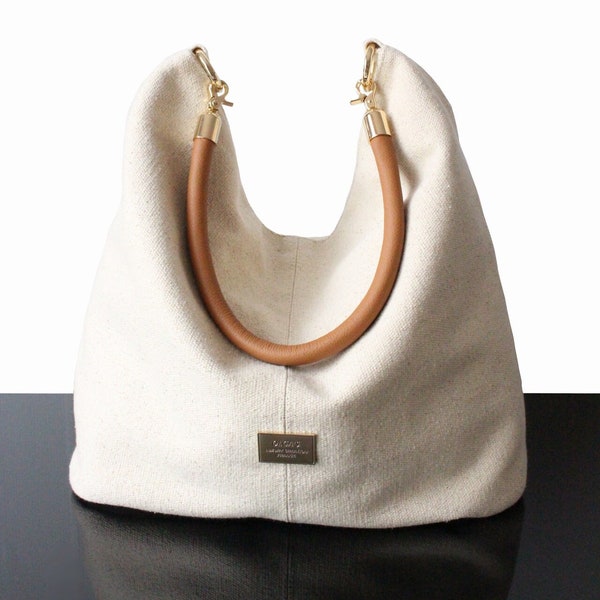 Linen Shoulder Bag - Etsy