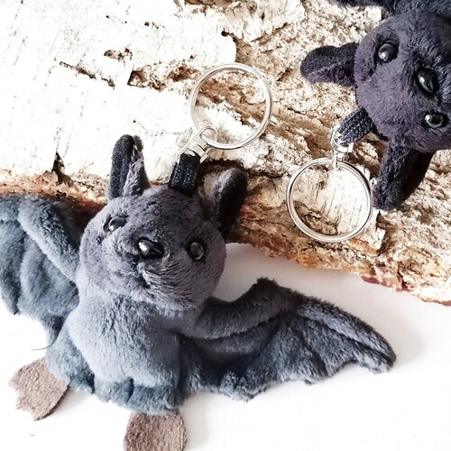 Cute Bat Keyfob Key Fob Keychain Key Chain Luggage Tag Purse - Etsy