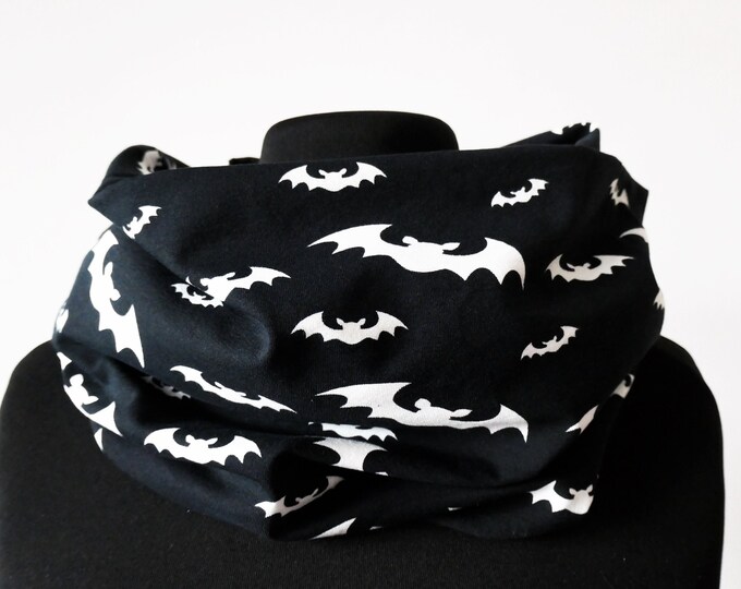 Fledermaus Loop/Schlauchschal schwarz - Etsy.de