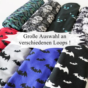 Fledermaus Loop/Schlauchschal (schwarz) - Etsy.de