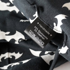 Fledermaus Loop/Schlauchschal (schwarz) - Etsy.de