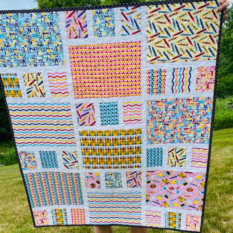 Primary Color Quilt - Etsy