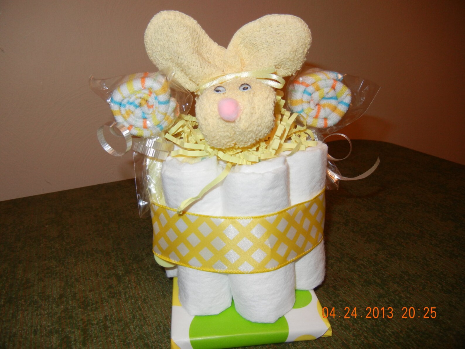 Mini Diaper Cake, Bumble Bee Diaper Cake, Boo Boo Bunny Mini Diaper ...