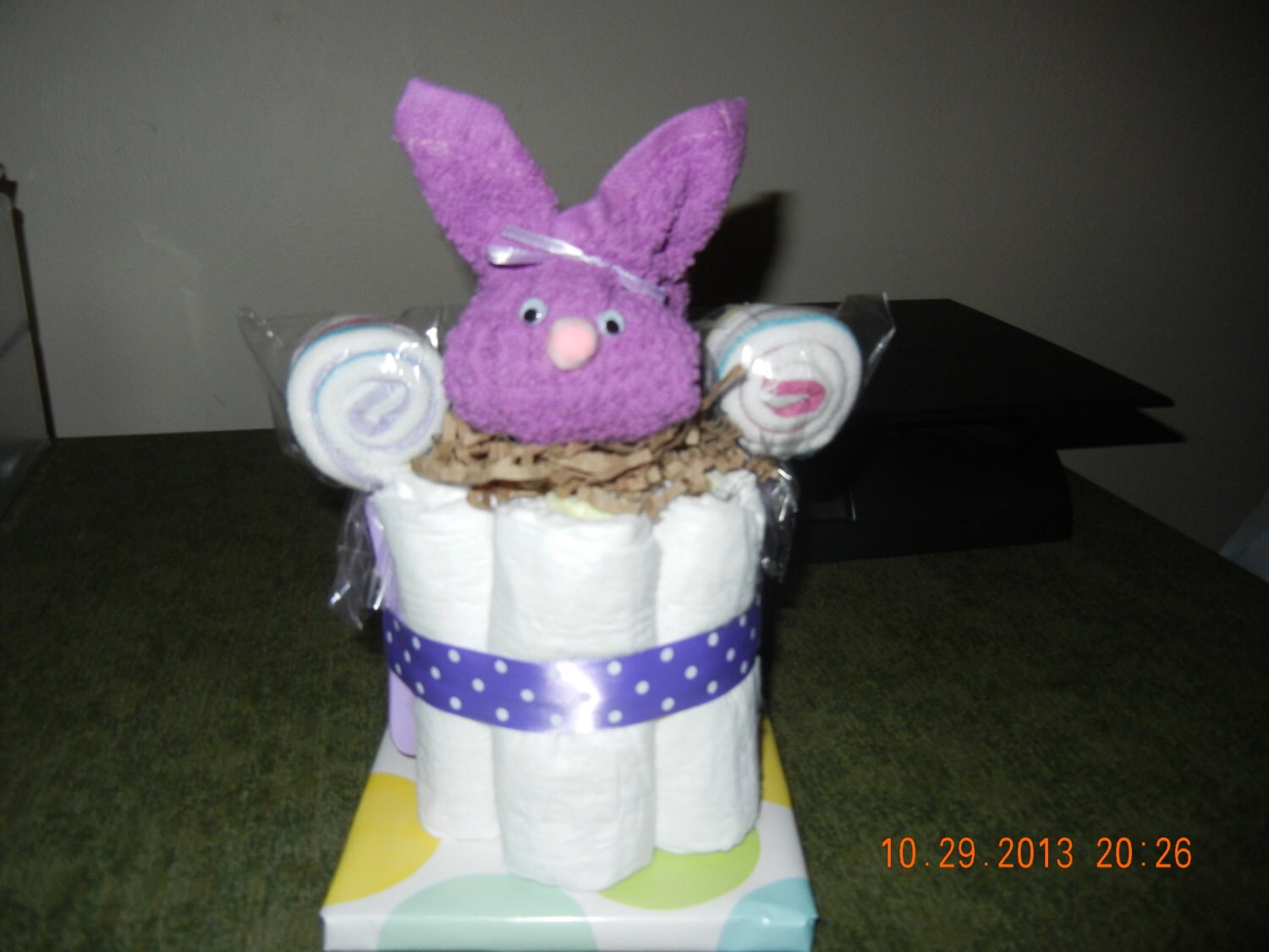 Mini Diaper Cake, Bumble Bee Diaper Cake, Boo Boo Bunny Mini Diaper ...