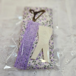 Art Dress DIY KIT, Lavender Purple Art Dress Christmas Ornament Décor ...