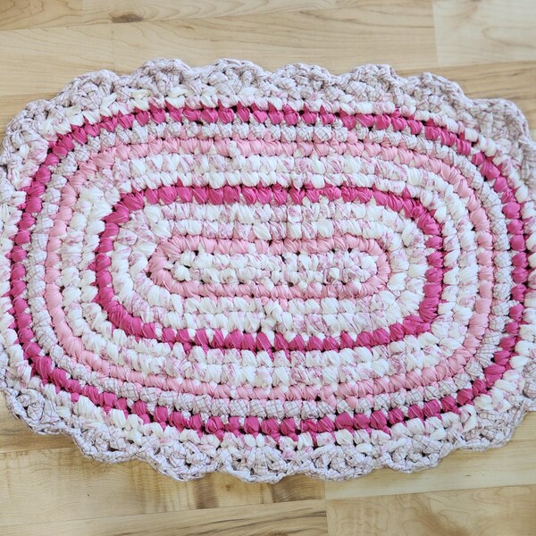 Cotton Crochet Rug - Etsy