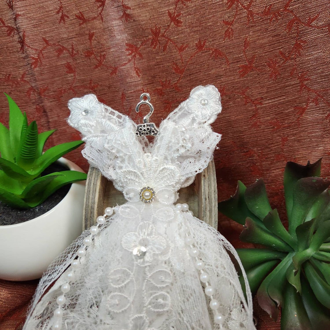 Angel DIY KIT, White Art Dress Christmas Ornament Décor /video Tutorial ...
