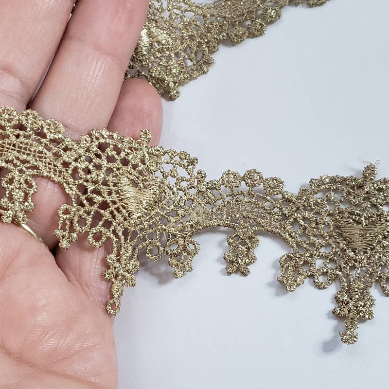 Gold Fabric Trim - Etsy