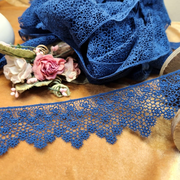 Royal Blue Lace - Etsy